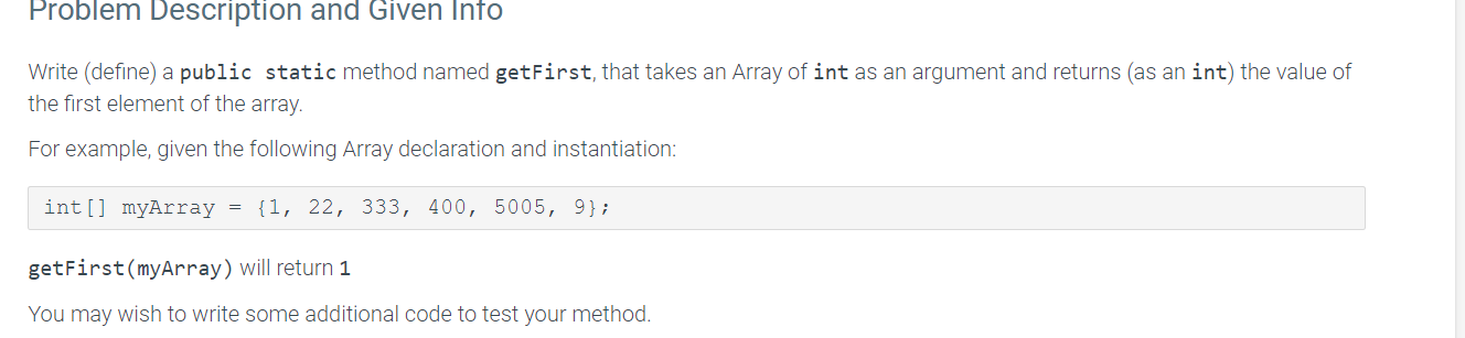 Solved Problem Description and Given Info Write (define) a | Chegg.com