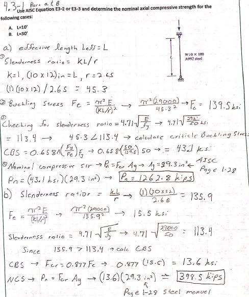 Solved Compute the design strength for LRFD using Table 4-14 | Chegg.com