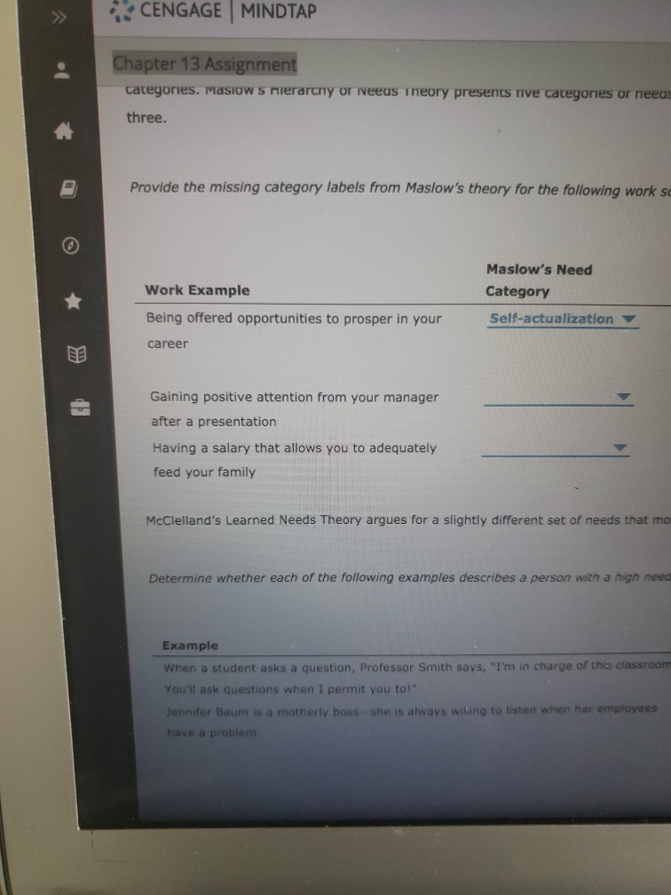 Solved: CENGAGE | MINDTAP Chapter 13 Assignment Categories... | Chegg.com Solved: CENGAGE | MINDTAP Chapter 13 Assignment Categories... | Chegg.com