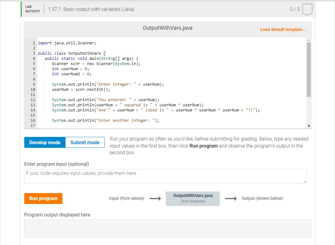 Solved I am having a difficult time with this lab activity | Chegg.com