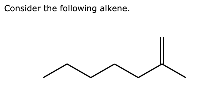 Solved Consider the following alkene.The alkylborane formed | Chegg.com