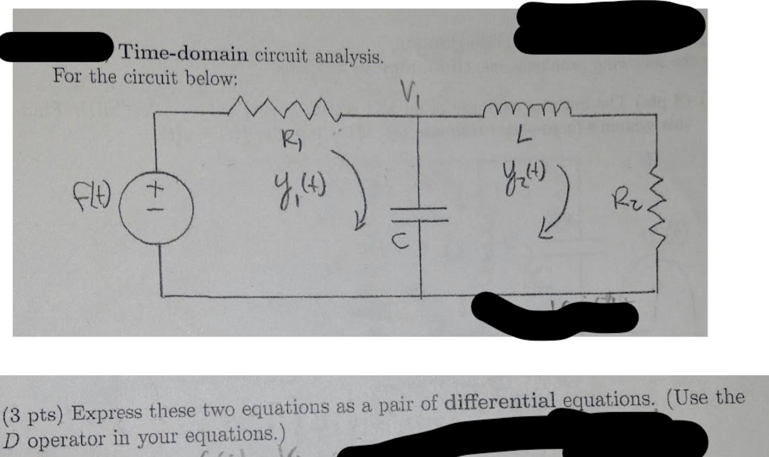 Solved Time-domain circuit analysis. Whn tha sina..it t. 1 | Chegg.com