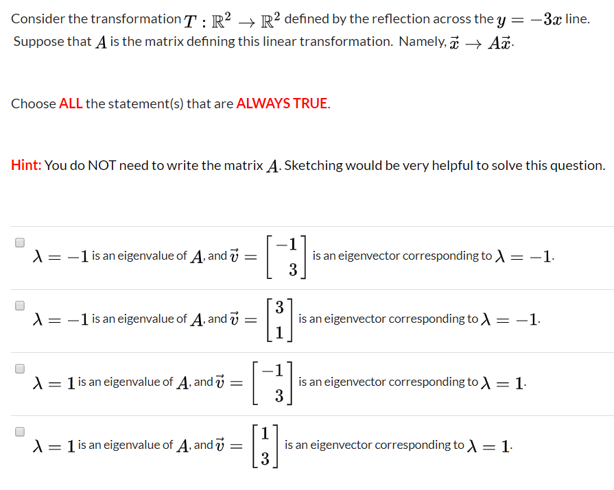 Solved Consider the transformation T: R2 + R2 defined by the | Chegg.com