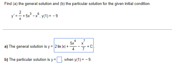 Solved Find (a) the general solution and (b) the particular | Chegg.com