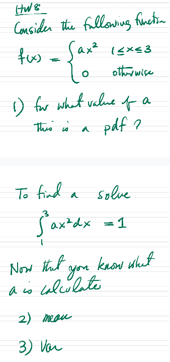 Solved HW8 Consider the fullowing function f(x) Sax² 18x63 | Chegg.com