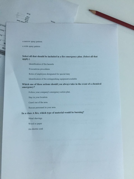 Solved NOW Where should oily rags be stored? CA In open | Chegg.com