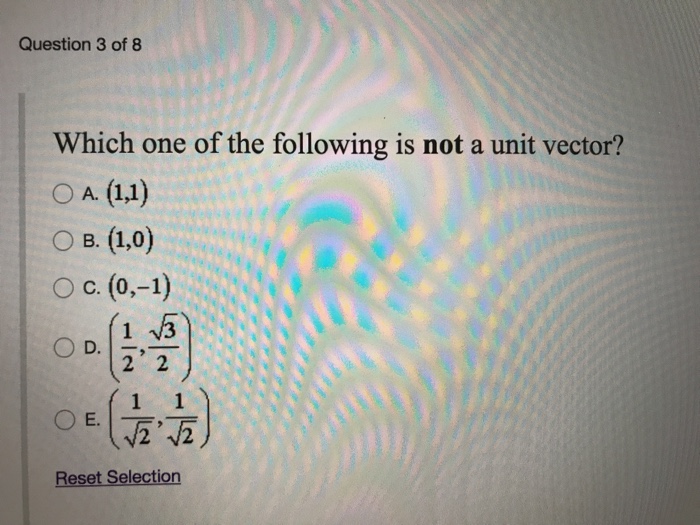 Solved Question 3 of 8 Which one of the following is not a | Chegg.com