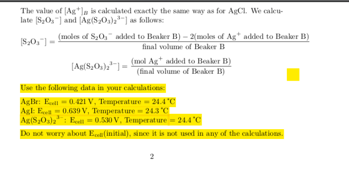 1 Part A: Finding Ksp and Ki In part A, you will find | Chegg.com