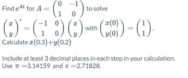 Solved Include at least 3 ﻿decimal places in each step in | Chegg.com