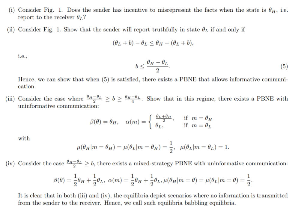 Problem 3 (Signaling Games). In this problem, we | Chegg.com
