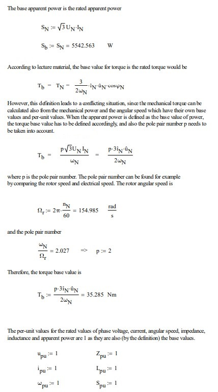 For the rated operating point of the motor, calculate | Chegg.com
