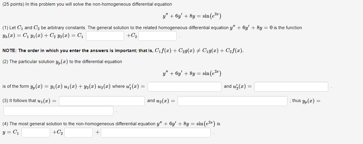 Solved (25 points) In this problem you will solve the | Chegg.com