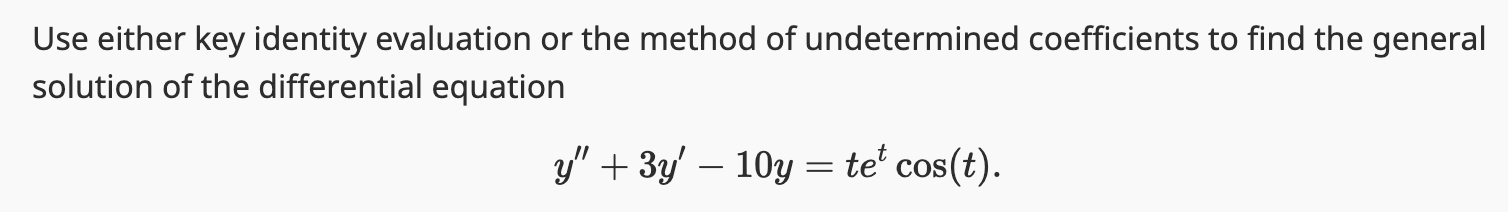 Solved Use either key identity evaluation or the method of | Chegg.com