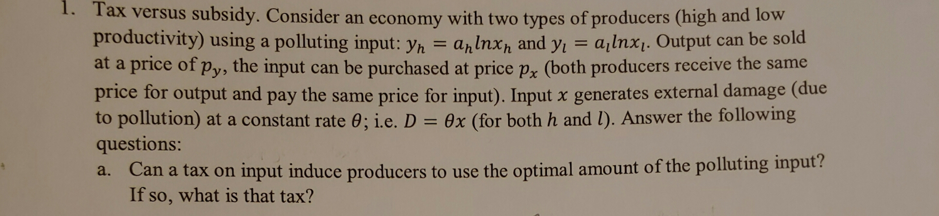 The equation that my professor gave for me to solve | Chegg.com