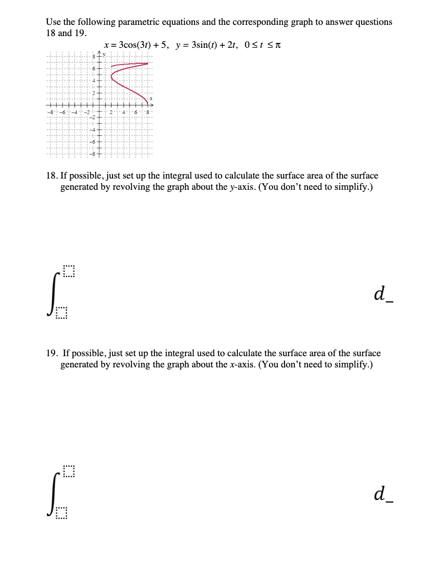 Solved 18 and 19 is basically one question but with parts. | Chegg.com