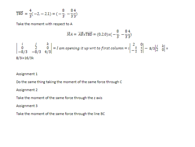Solved Breakdown BD vector into its components BD = AD - | Chegg.com