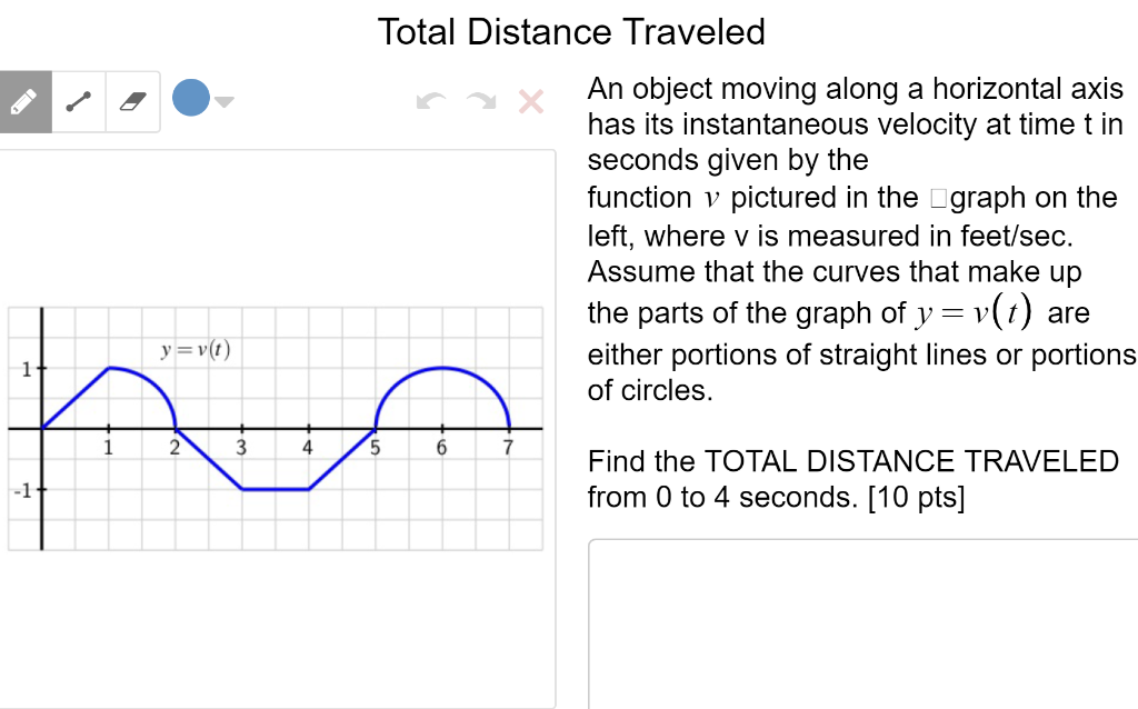 Solved Total Distance Traveled An object moving along a | Chegg.com