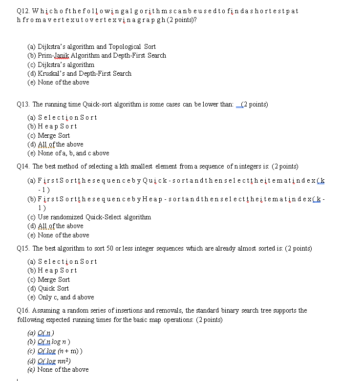 Solved Q12. | Chegg.com
