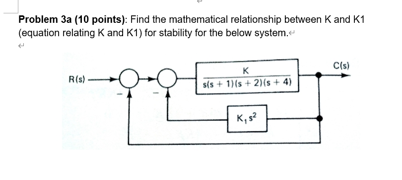 Solved Problem 3a (10 points): Find the mathematical | Chegg.com