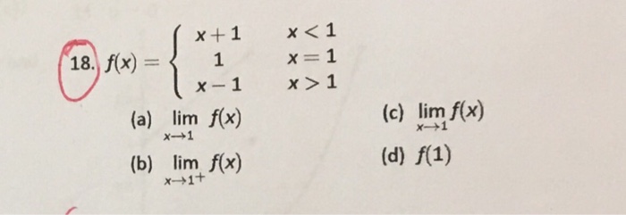 Solved In Exercises 13-21, evaluate the given limits of the | Chegg.com