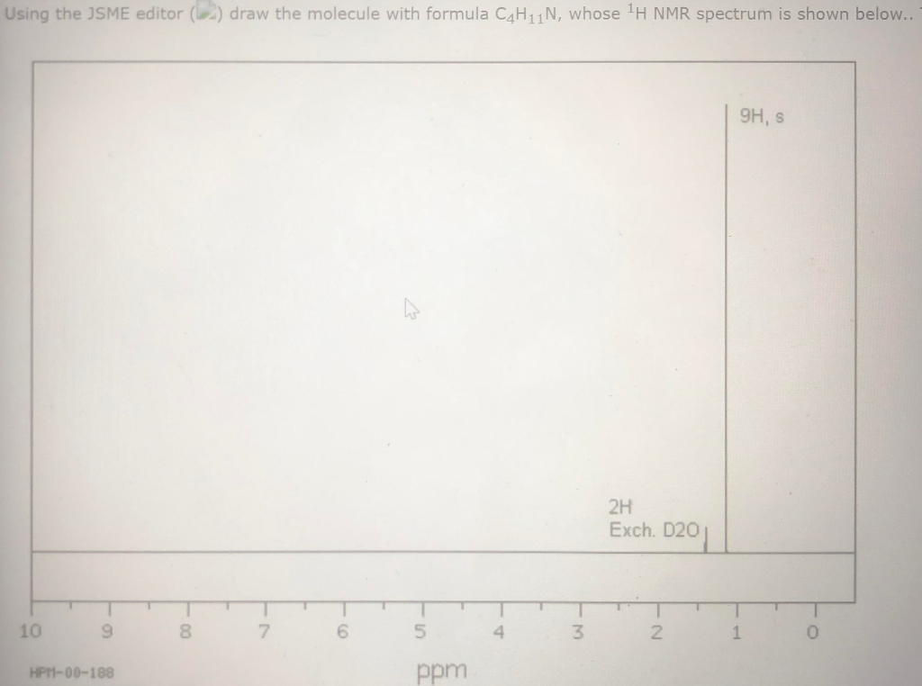Solved Using the JSME editor () draw the molecule with | Chegg.com