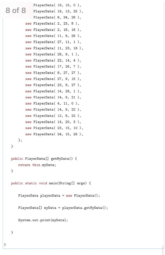 Add player class to the project. - Add public data: | Chegg.com