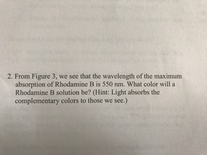 Solved 2. From Figure 3, we see that the wavelength of the | Chegg.com
