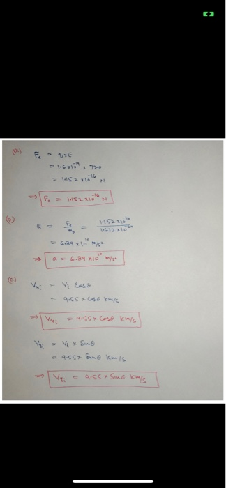 Solved 26. Protons are projected with an initial speed v GP | Chegg.com