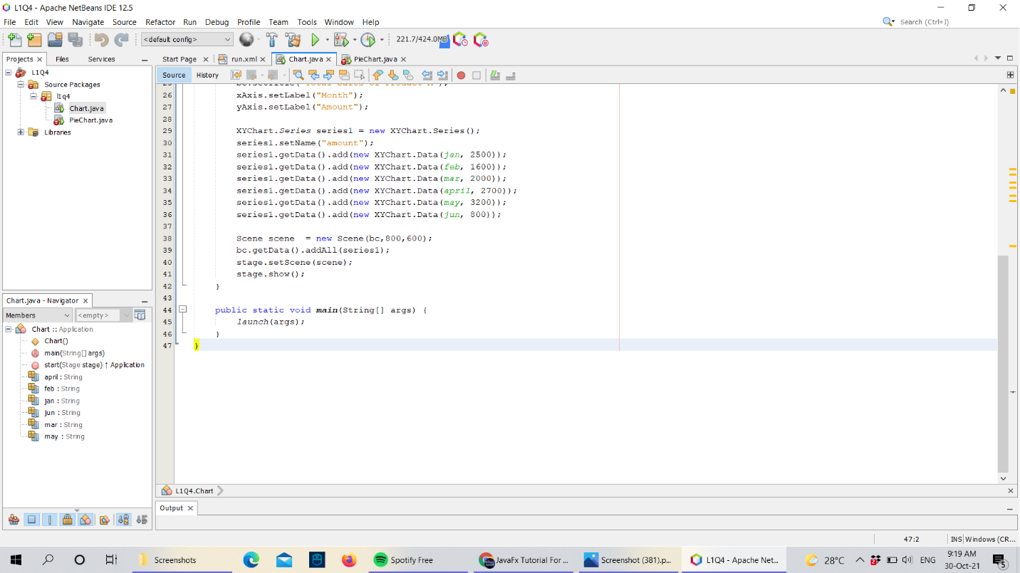 Solved Question: Create a new project named L1Q4. The | Chegg.com