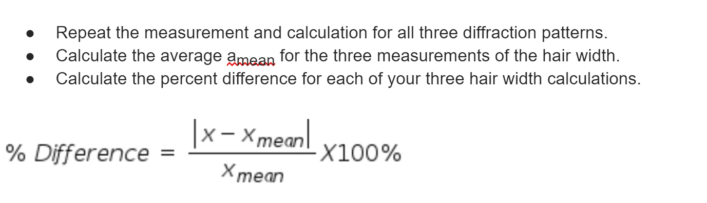 Solved Hair Holder Taped laser diode Paper on wall IOLab | Chegg.com