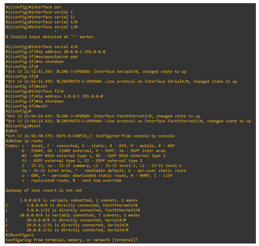 Solved In this lab, we will start basic configuration and | Chegg.com