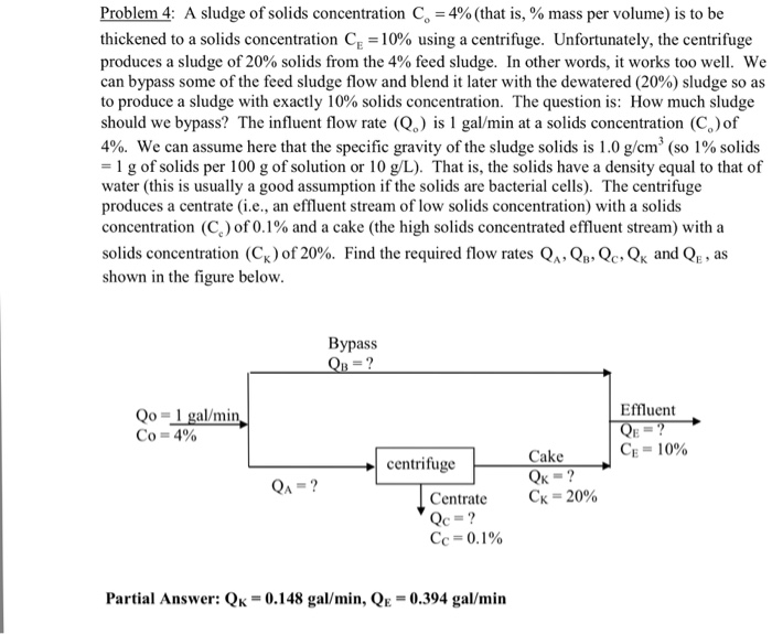 Solved Problem 4 A Sludge Of Solids Concentration Co 4 Chegg solved-problem-4-a-sludge-of-solids-concentration-co-4-chegg