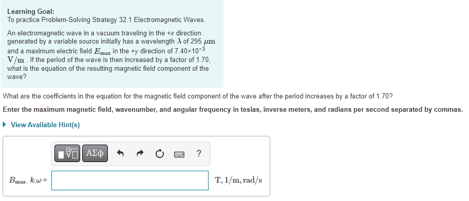 Solved Learning Goal: To practice Problem Solving Strategy | Chegg.com