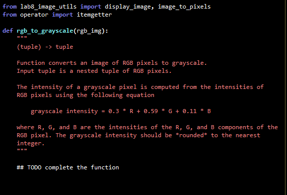 Solved For this part of the lab, you will complete the | Chegg.com
