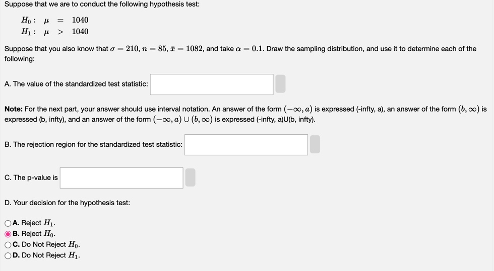 Solved Suppose that we are to conduct the following | Chegg.com