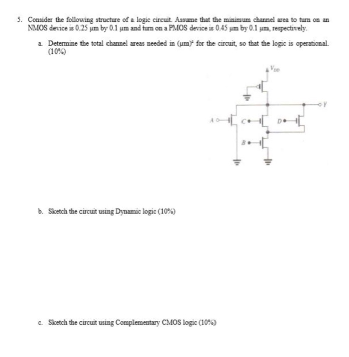 Solved Consider the following structure of a logic circuit. | Chegg.com