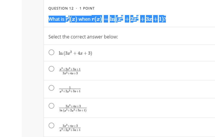 Solved FEE Content attribution QUESTION 5 . 1 POINT Find t' | Chegg.com