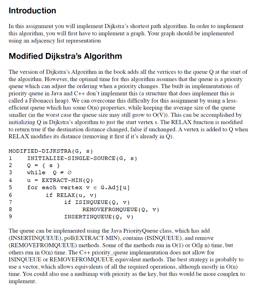 Introduction In this assignment you will implement | Chegg.com
