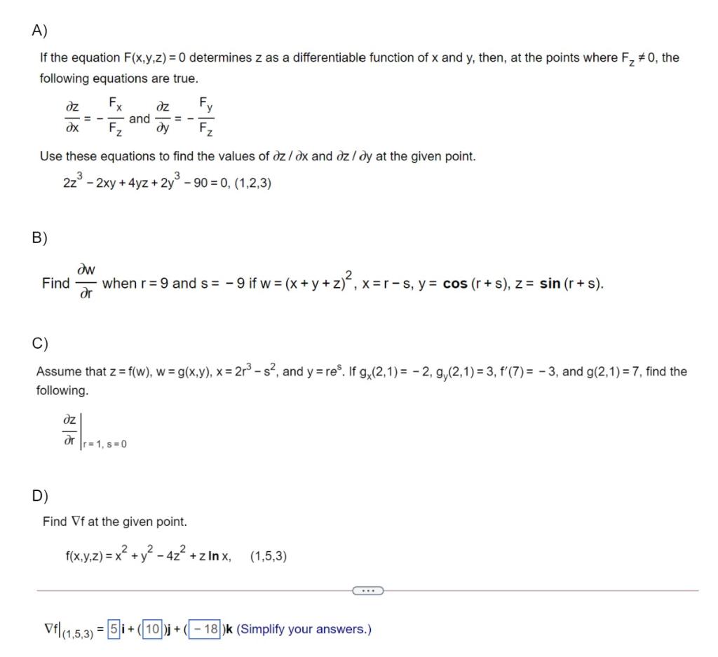 Solved Thanks in advance. If you could upload part by part | Chegg.com