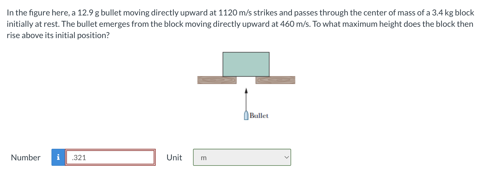 Solved In the figure here, a 12.9 ﻿g bullet moving directly | Chegg.com