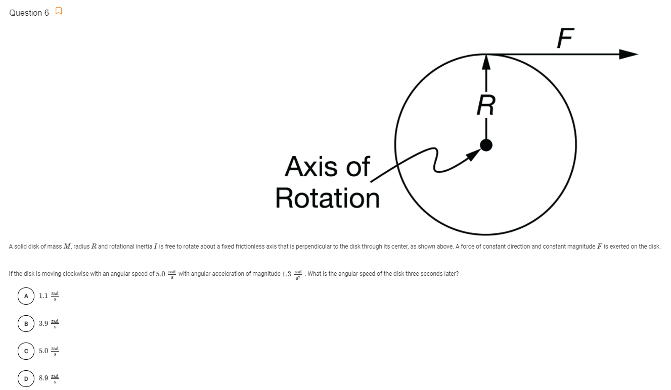 Solved 5 Question 1 A rotating platform with a radius of 2.0 | Chegg.com