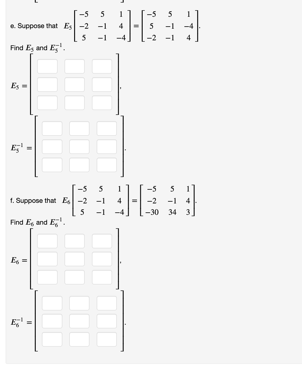 Solved 1 Point A Suppose That E 1 Left Begin A 