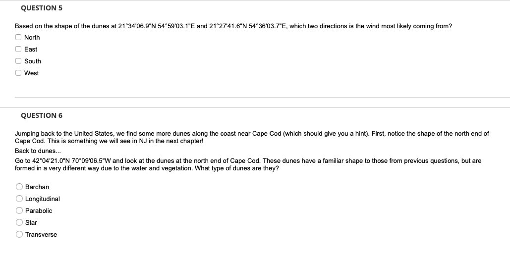 Solved The following questions will utilize satellite maps | Chegg.com