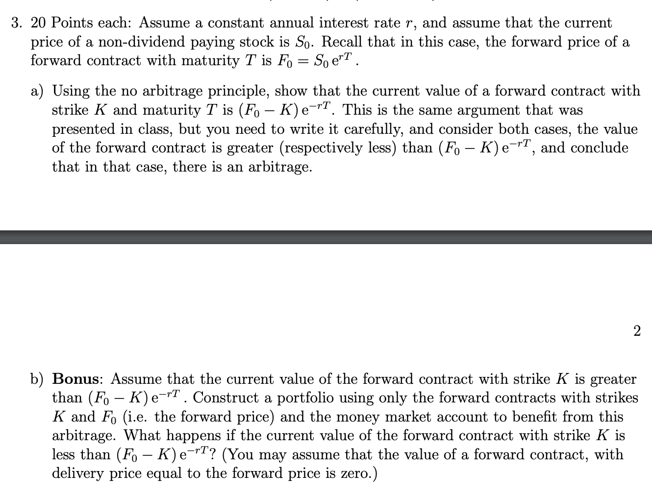 Solved 3. 20 Points each: Assume a constant annual interest | Chegg.com