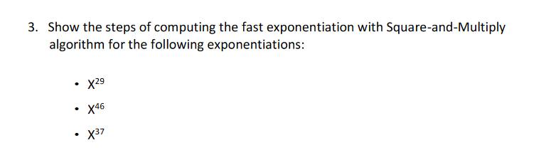 Solved 3. Show the steps of computing the fast | Chegg.com