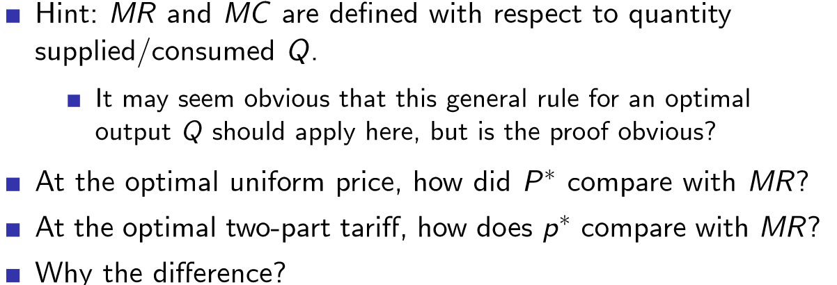 Solved Hint: MR and MC are defined with respect to quantity | Chegg.com