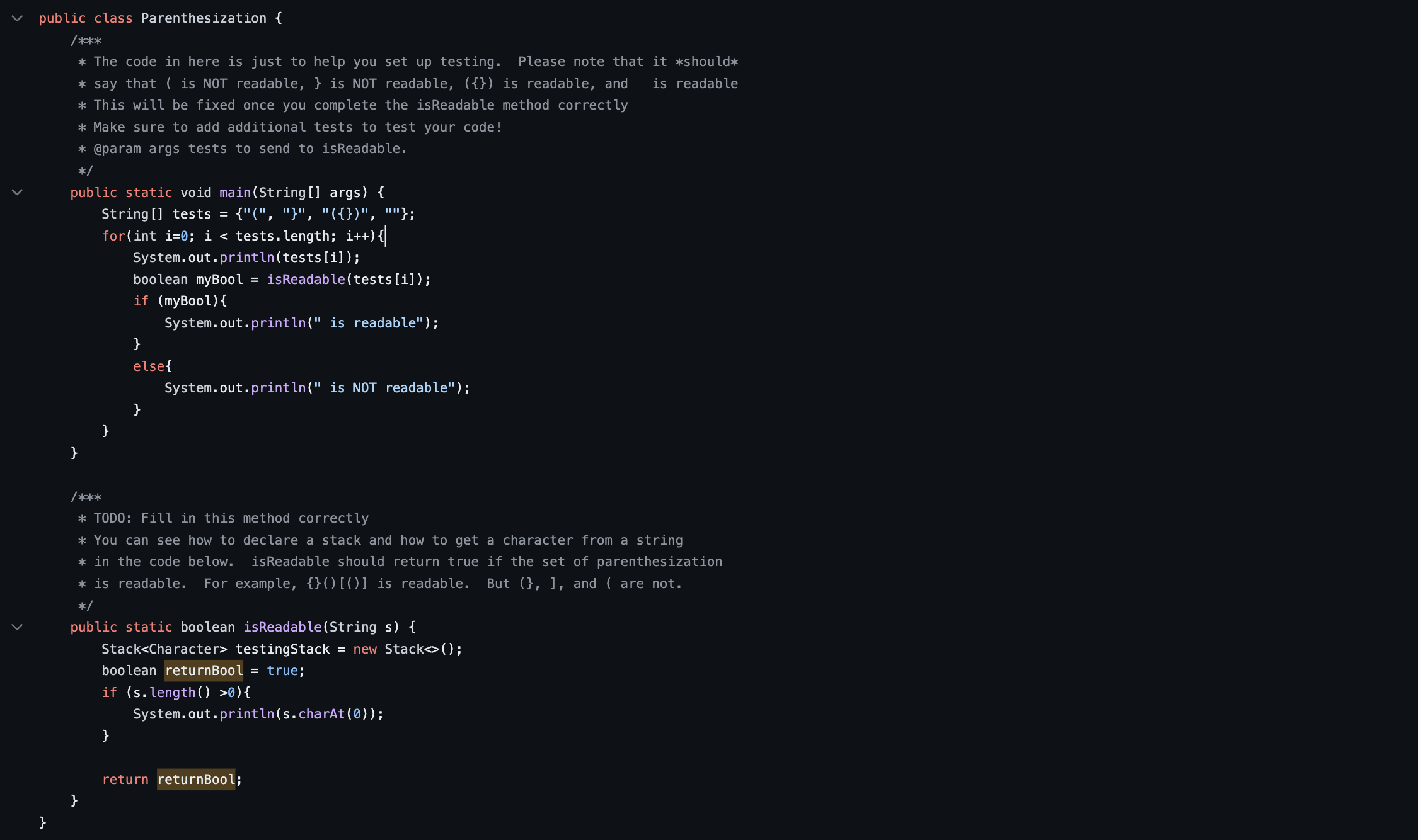 Solved in a string of parentheses (which may be empty). The | Chegg.com