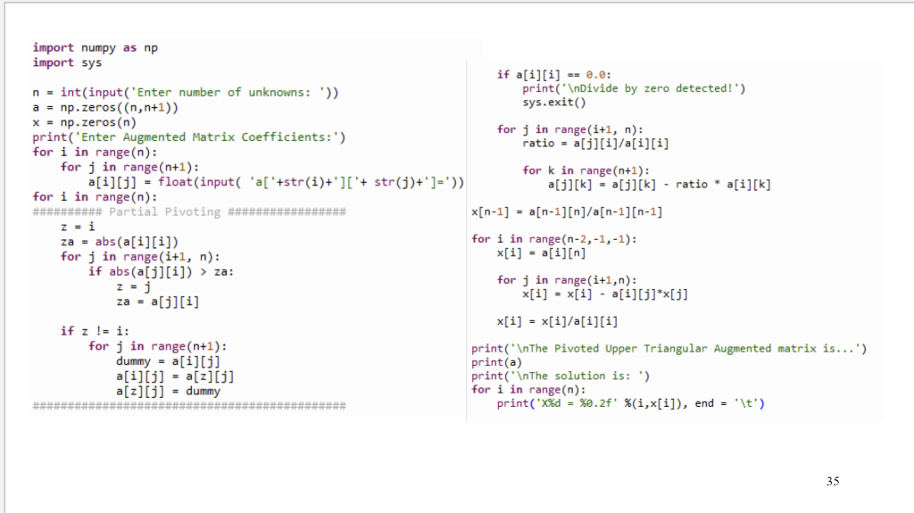 We would like to determine the roots of the system of | Chegg.com