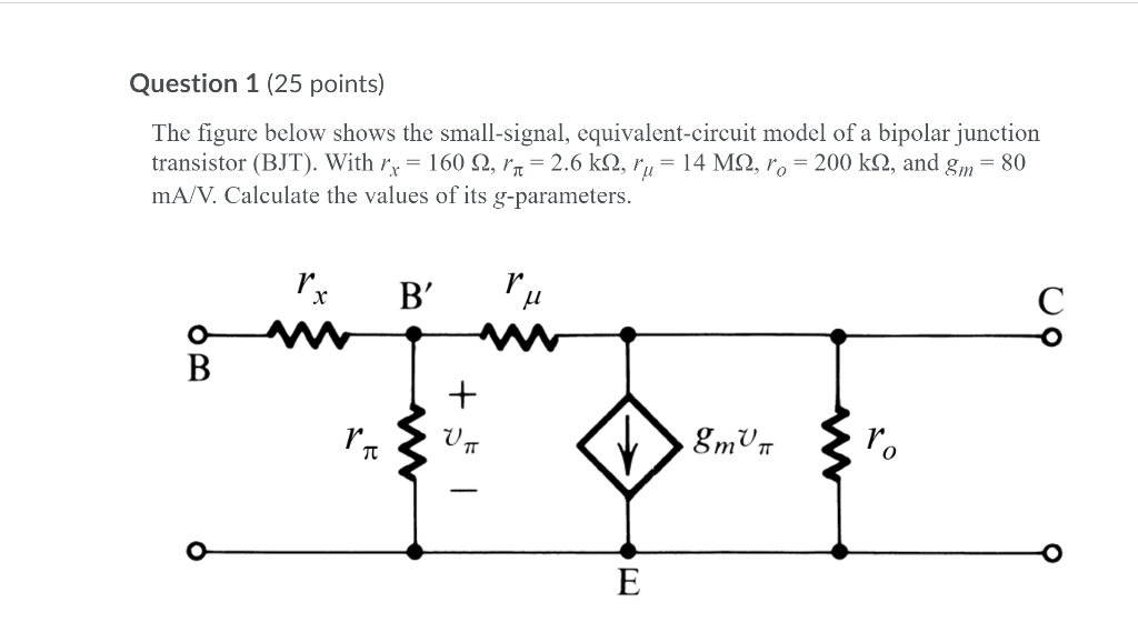 Solved Question 1 (25 points) The figure below shows the | Chegg.com