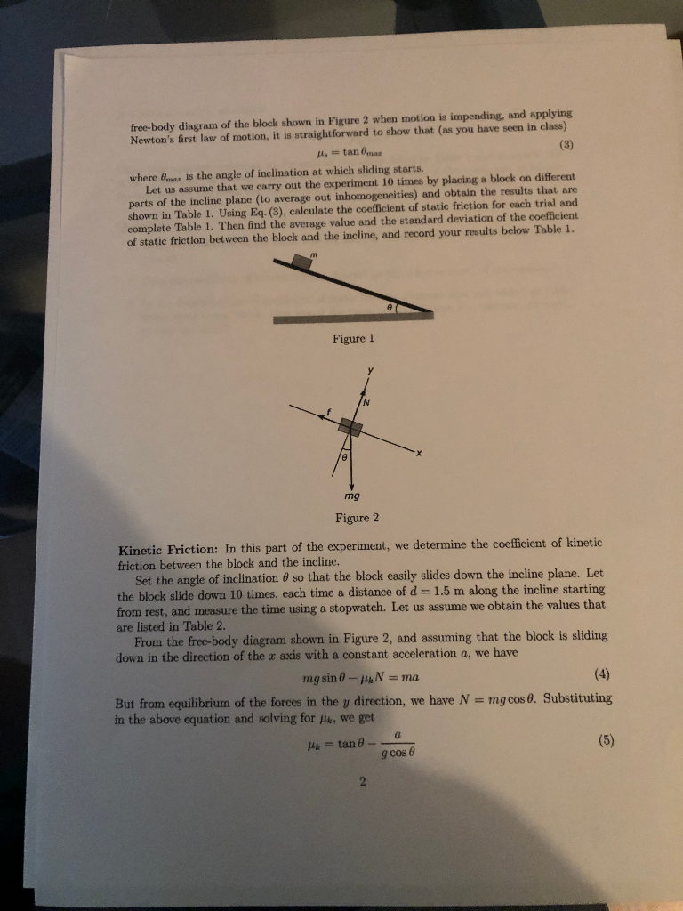 Solved Objective To investigate the coefficients of static | Chegg.com